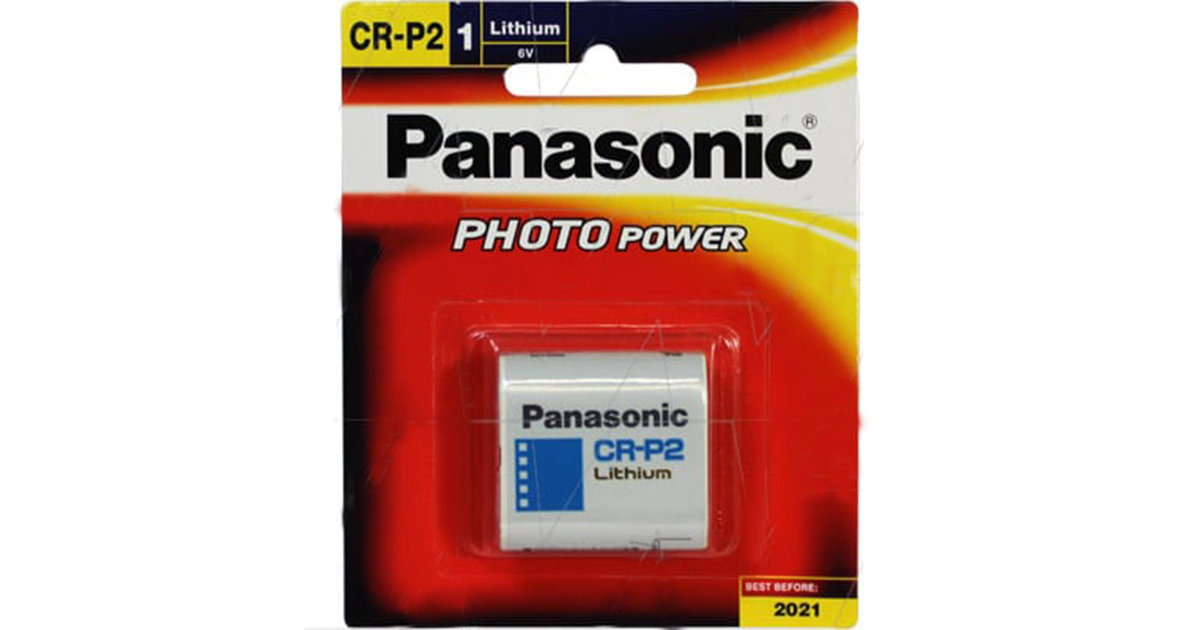 PANASONIC CR-P2 LITHIUM BATTERY - Wellington Photographic Supplies
